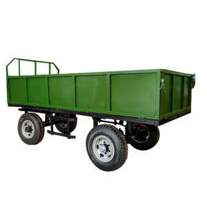 18hp Tractor Hydraulic Dump Small Agricultural Trailer 350mm Durable